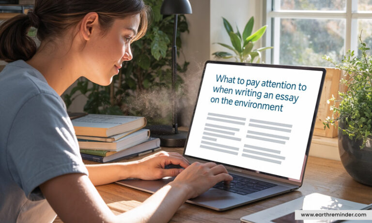 What to Pay Attention to When Writing an Essay on Environment?