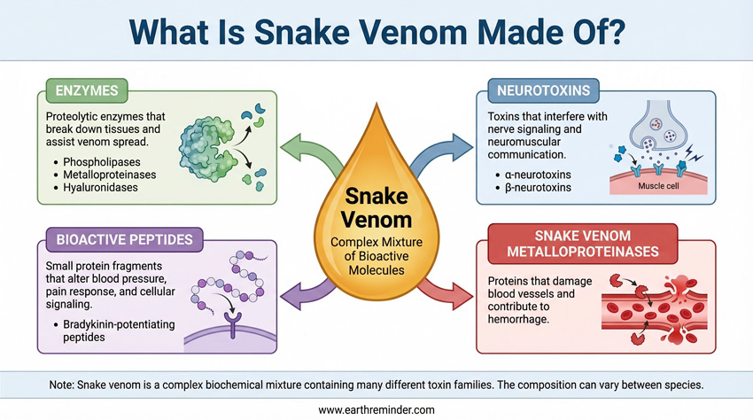4 Types of Snake Venom and How They Affect the Human Body